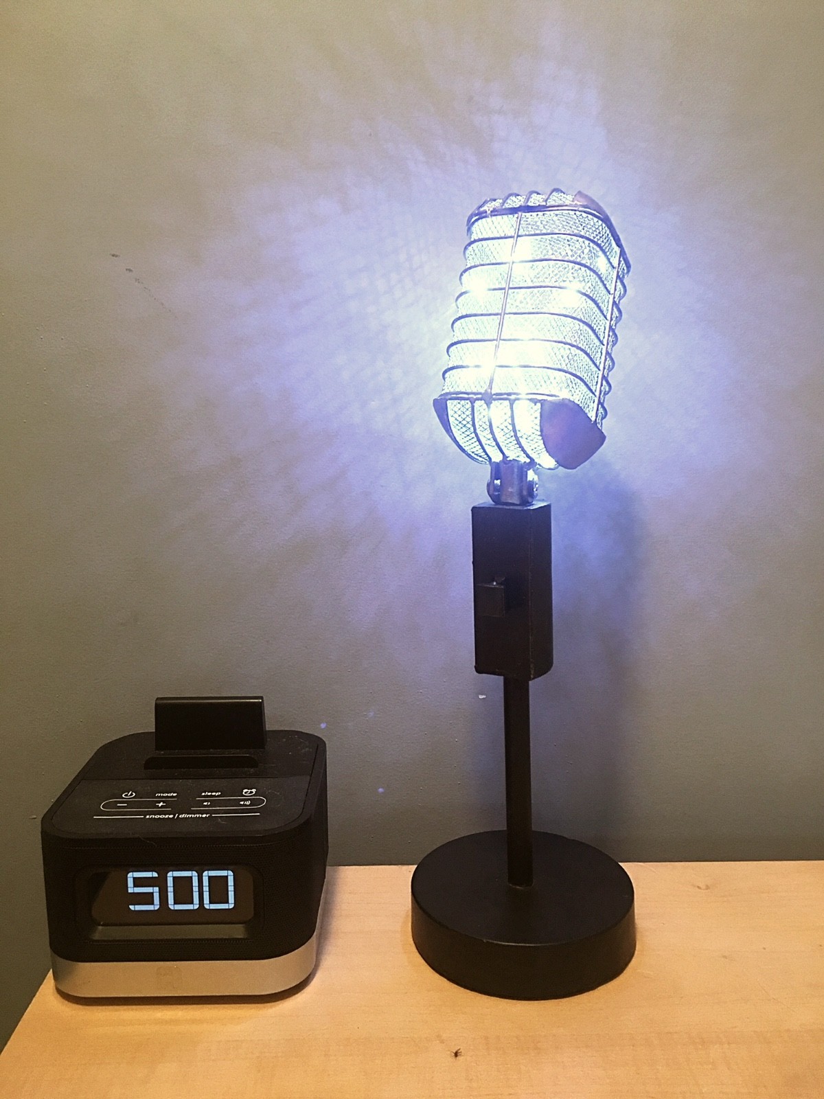 Vintage microphone lamp | eBay