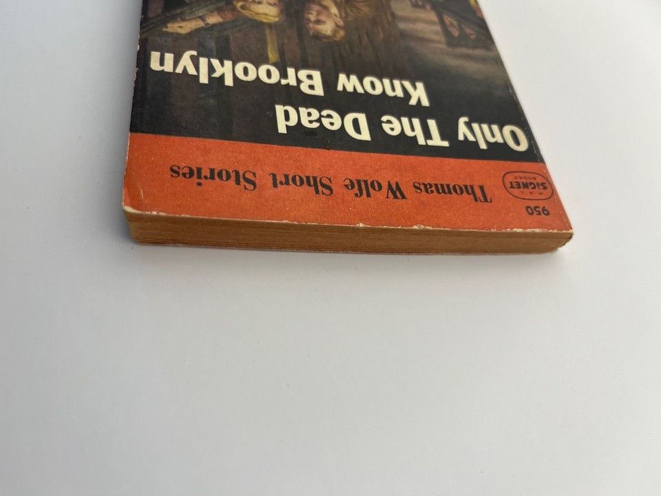ONLY THE DEAD KNOW BROOKLYN by Thomas Wolfe, Signet 1952 vintage ...
