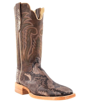 R. Watson Men's Rustic Python Belly Exotic Boot RW7913-2 | eBay