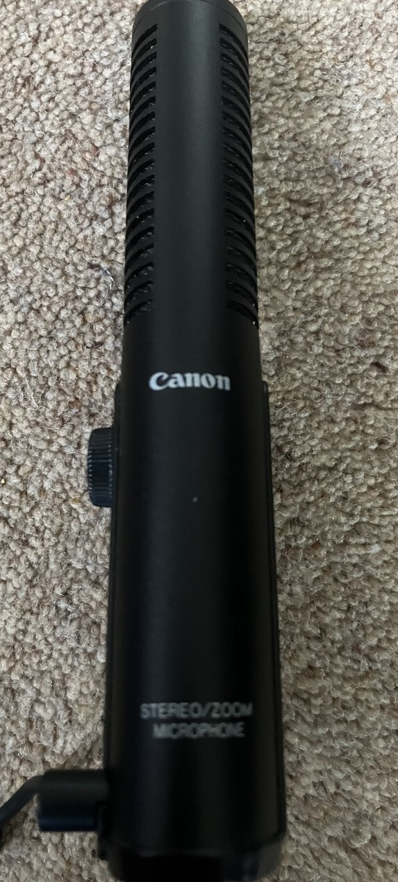 ORIGINAL STEREO ZOOM MICROPHONE FOR CANOVISION EX1 HI Canon Camera Hi8 ...