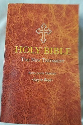 HOLY BIBLE KING JAMES VERSION THE NEW TESTAMENT EASY TO READ PAPERBACK ...