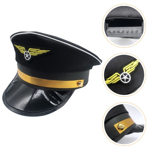 1pc Kids Pilot Hat Flight Attendant Hat Cosplay Supplies | eBay