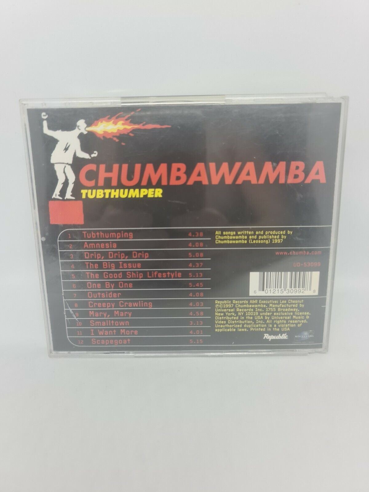 TUBTHUMPING Chumbawamba CD ALBUM Very Good Condition FREE SHIPPING ...