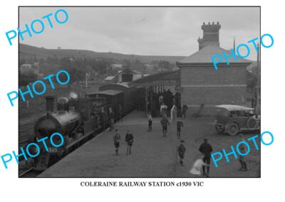 8x6 PHOTO OF OLD COLERAINE RAILWAY STATION VIC c1930 | eBay Australia
