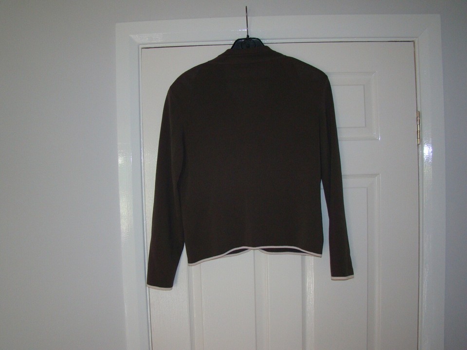 Basler Ladies Cardigan Blazer Jacket Mink Brown | eBay UK