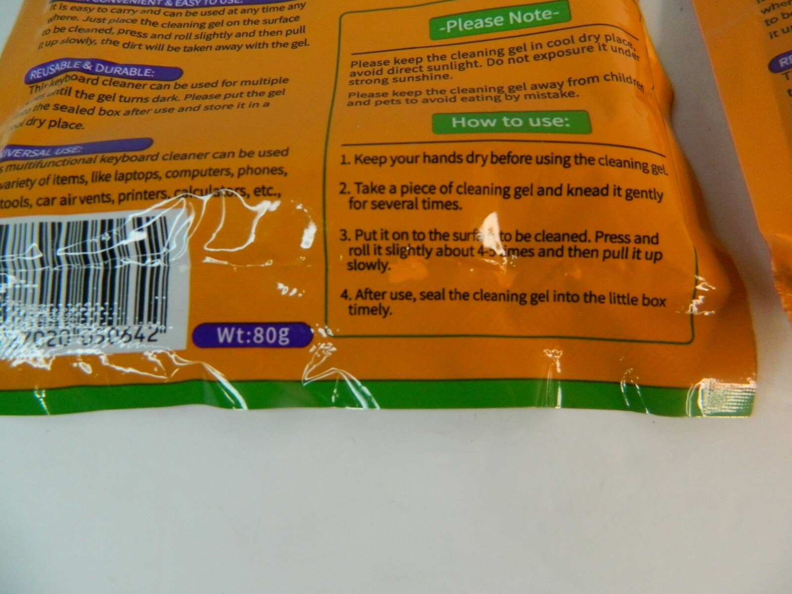 Sticky Clean Jelly Gel Cleaning Car Interior Keyboard Dust Slime 180g ...