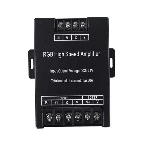 LED 30A 50A 400W RGB High Speed Alplifier LED Single Color Amplifier ...