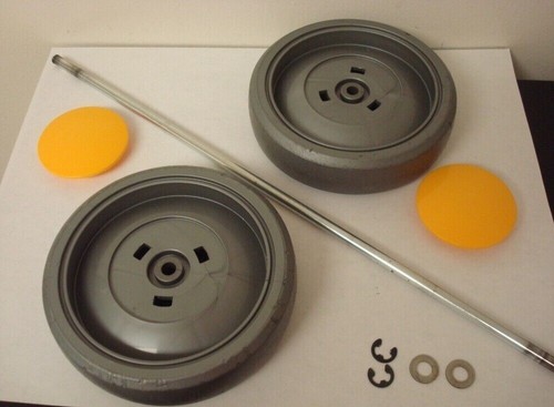 Genuine OEM Dyson Yellow DC07 DC14 Axle & Wheel Kit Complete With Clips ...