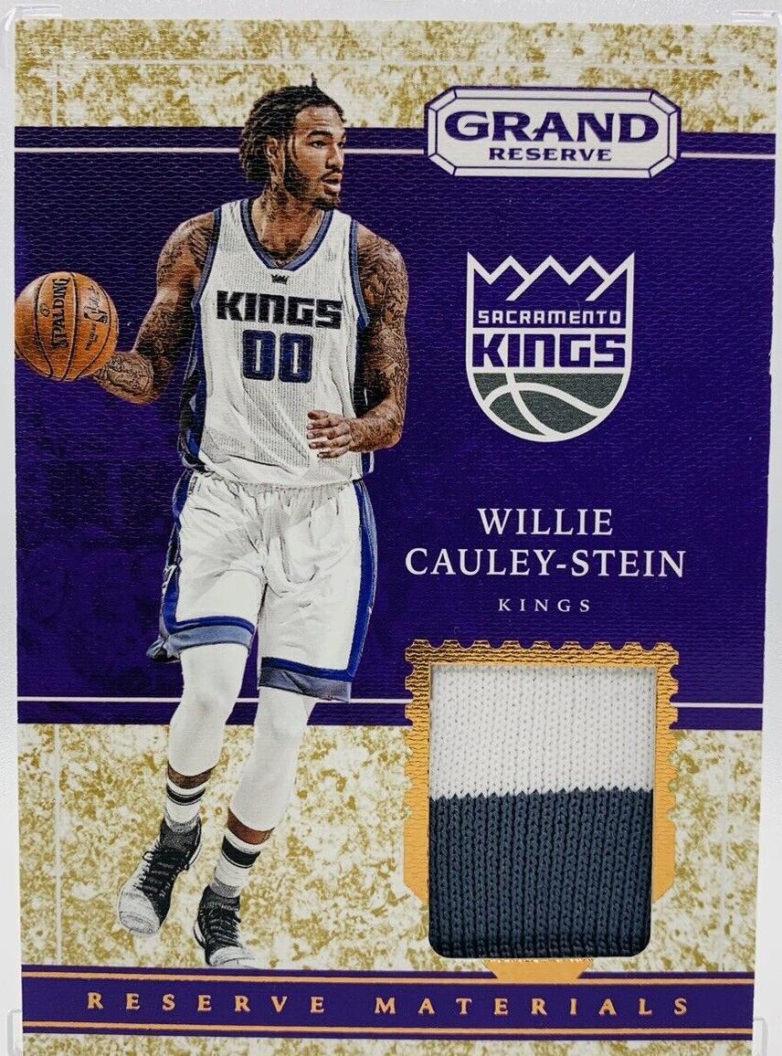 2016-17 Panini Grand Reserve - Reserve Materials Willie Cauley-Stein ...