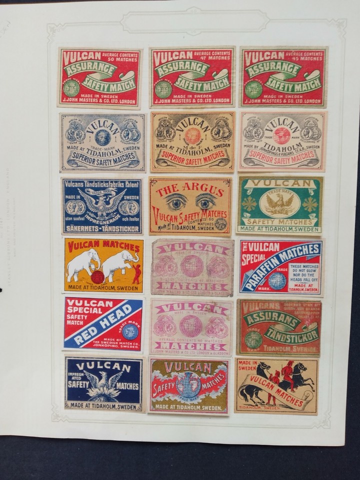 Matchbox Labels - Collection of Swedish Labels | eBay UK