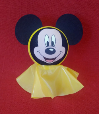 Disney Mickey Mouse With Theme Parks Yellow Rain Coat Poncho Antenna ...