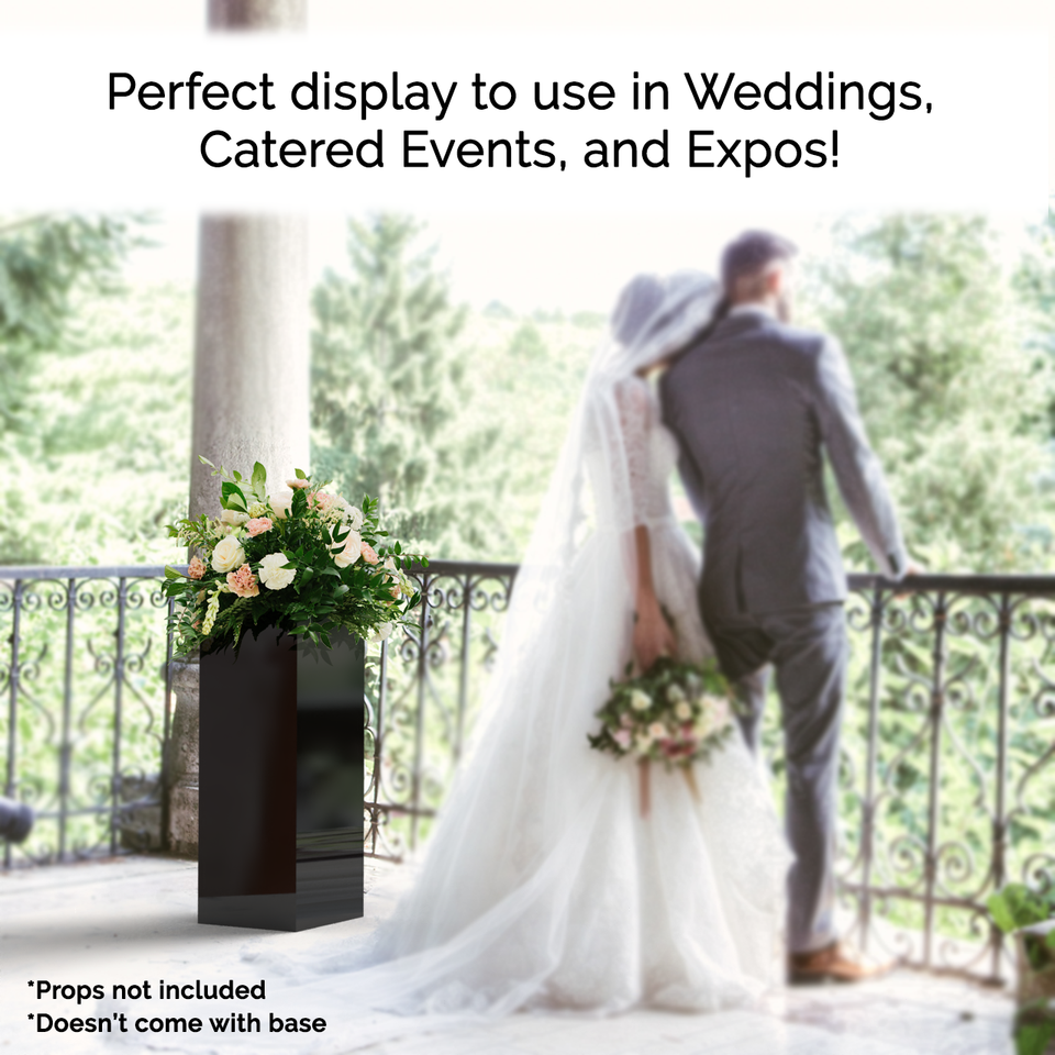 12"W x 12"D x 32"H Riser Pedestal Display Stand Cover 5 Sided | eBay