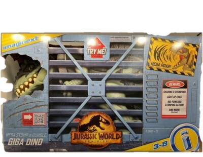 Imaginext Jurassic World Dominion: Mega Stomp & Rumble Giga Dinosaur ...