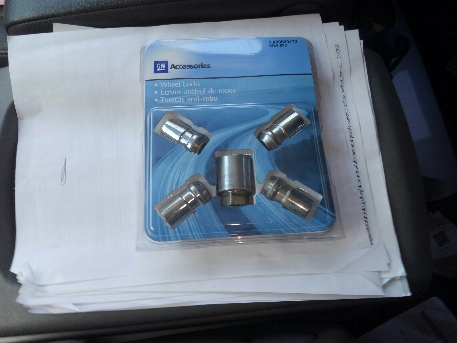 GM OEM #09599472 *USED* CHEVROLET BUICK CADILLAC GMC WHEEL LOCK KIT | eBay