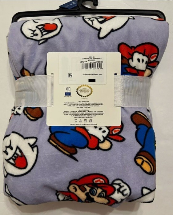 Super Mario Halloween NEW♈Woman's size L straight leg sleep Pant ...
