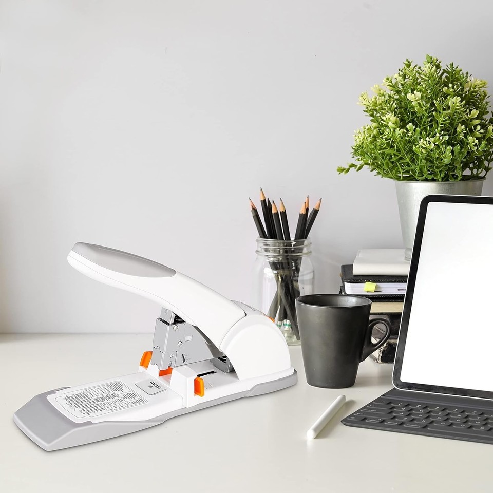 Heavy Duty Stapler, 130 Sheets High Capacity, Large Office Stapler with ...
