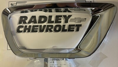 NEW GM OEM CHEVY FOGLIGHT FOG DRIVING LIGHT LAMP- MOLDING TRIM RIGHT ...