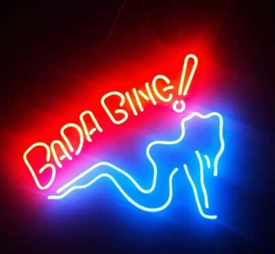 New Bada Bing Girl Neon Light Sign 24"x20" Bar Lamp Decor Glass | eBay