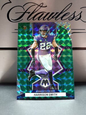 2022 Panini Mosaic Harrison Smith sharp card #131 SP Green Holo Mosaic ...