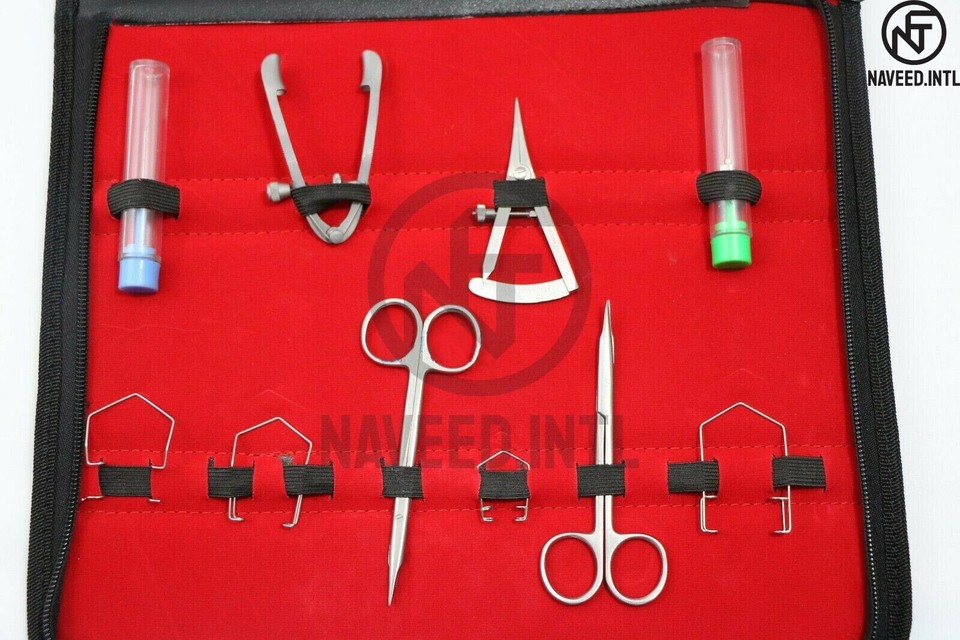 32 Pieces Set Ophthalmic Cataract Eye Micro Surgery Instruments Kit ...
