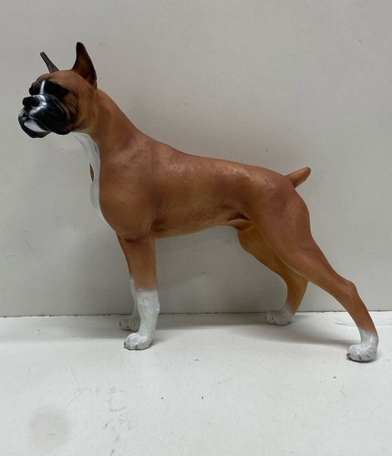 Wade of England Dog Figurine 9 inch Tall Resin Boxer K9 Sculpture | eBay
