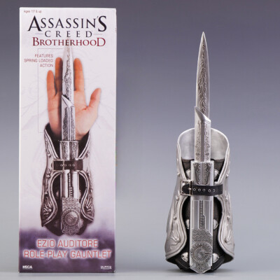 Assassin's Creed: Brotherhood Cosplay 1:1 Hidden Blade Ezio Auditore da ...