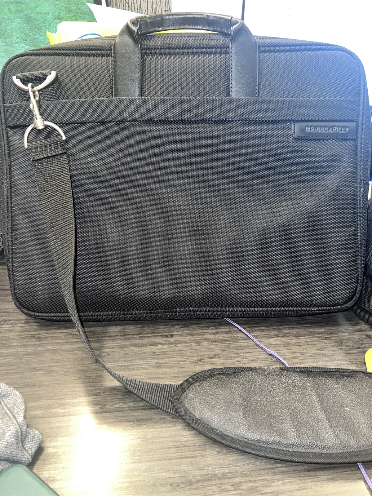 Briggs & Riley Briefcase Laptop Bag Travel Case Carry Luggage Black | eBay