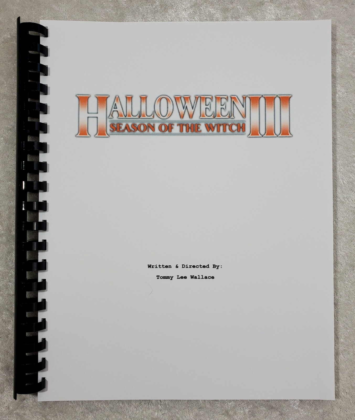 The Witch Is In Script