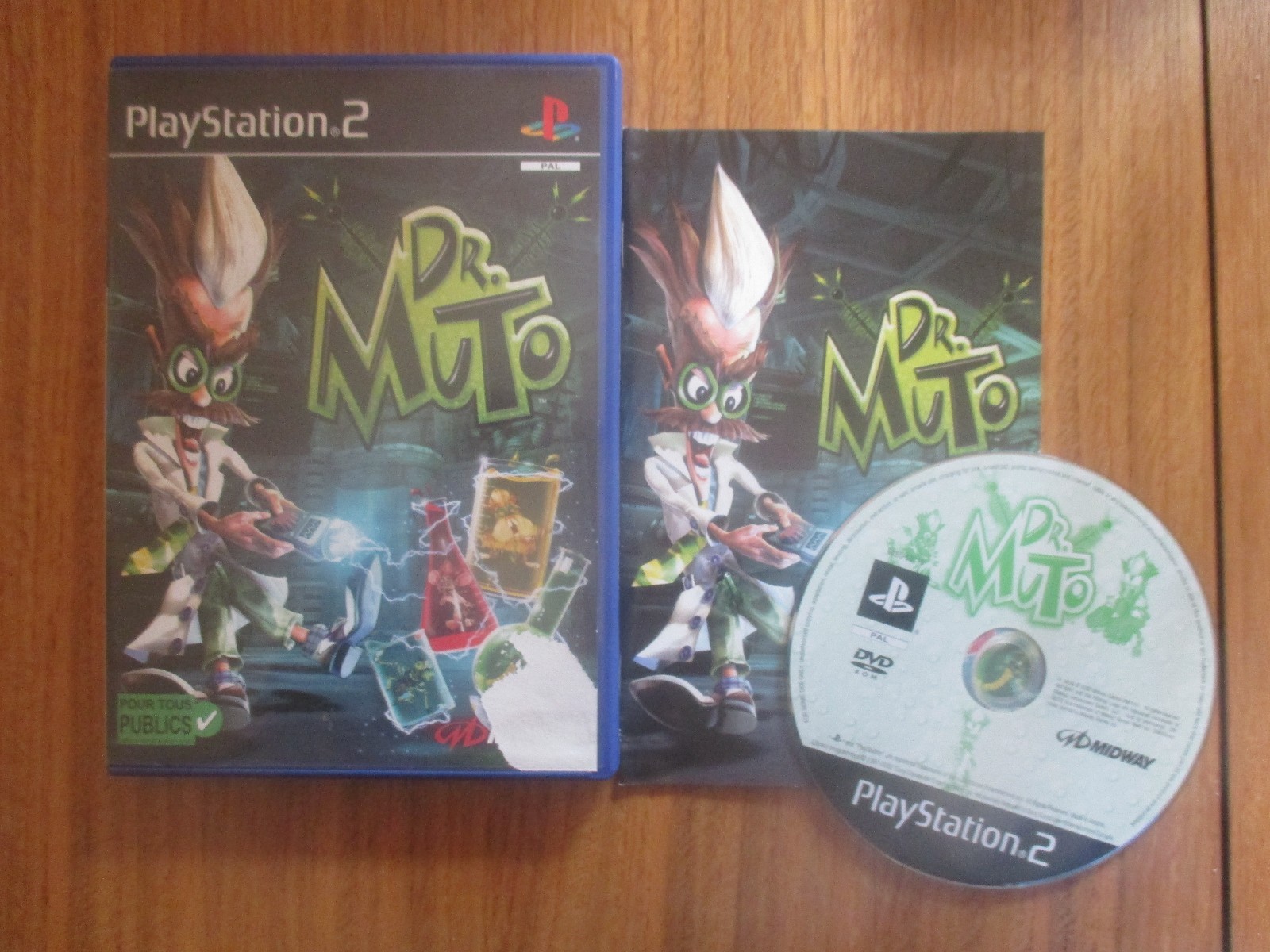 Dr. Muto PlayStation 2 PAL - Prix - Photo - Présentation