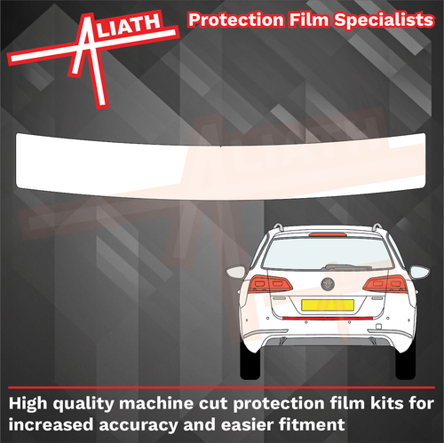 Fits VW Passat B7 Estate 2010-15 Rear Bumper Scratch Guard Paint ...