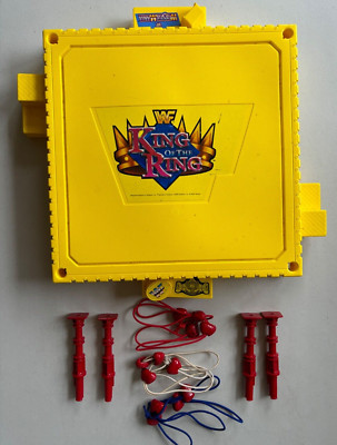 WWF Hasbro Official Yellow King of the Ring Wrestling Ring Used WWE ...