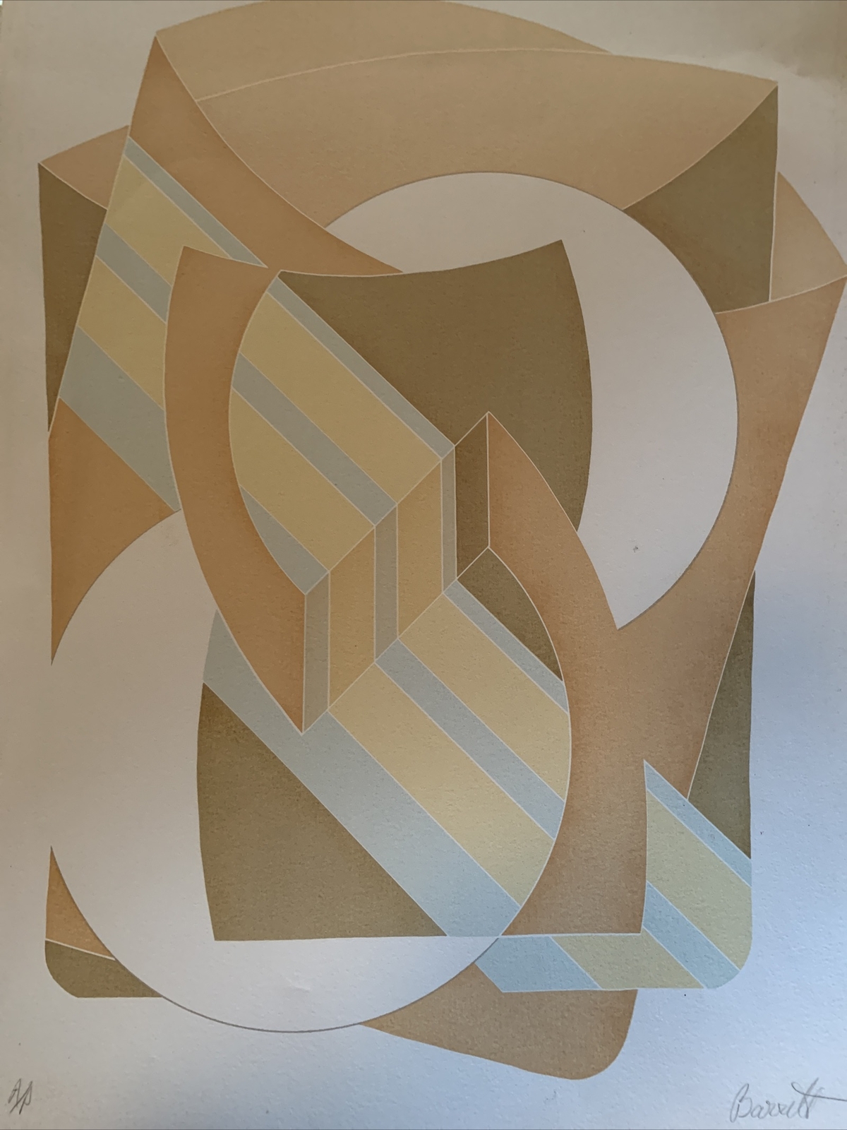 THOMAS BARRETT ARTIST PROOF (AP) SIGNED -22 X 30” wove art paper ...