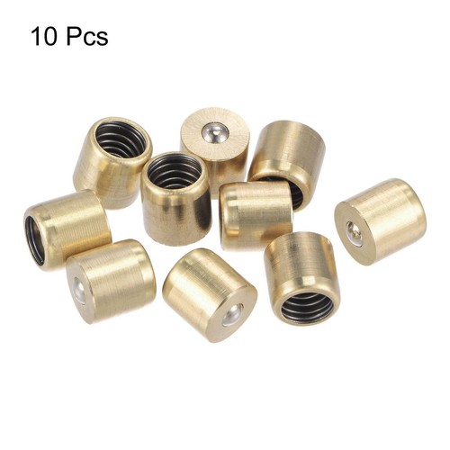 10pcs Brass Push Button Fat Oil Cup Ball Oiler for Lubrication System ...