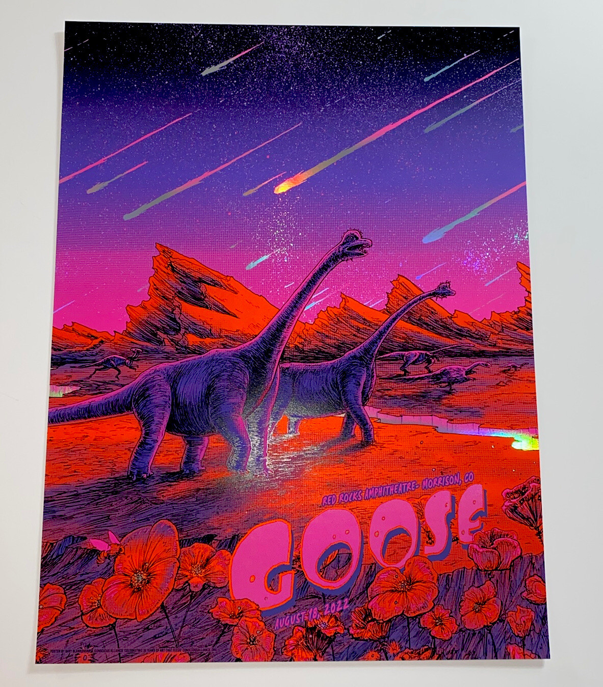 Goose The Band Concert Poster Set (2) Dillon & Red Rocks CO 2022 ...