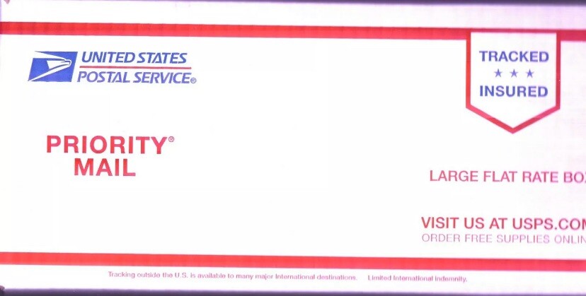 USPS LARGE FLAT RATE BOX 20+ LBS HUGE LOT OF 5,000 MLB BASEBALL BASE ...