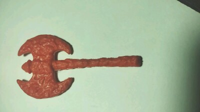 Vintage CRYSTAR Moltar Action Figure Accessory Battle Axe Weapon Part ...