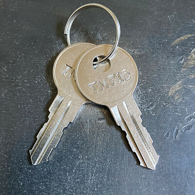 (2) RV & Kobalt TriMark Keys Cut Key Code TM700 - TM729 -Licensed ...
