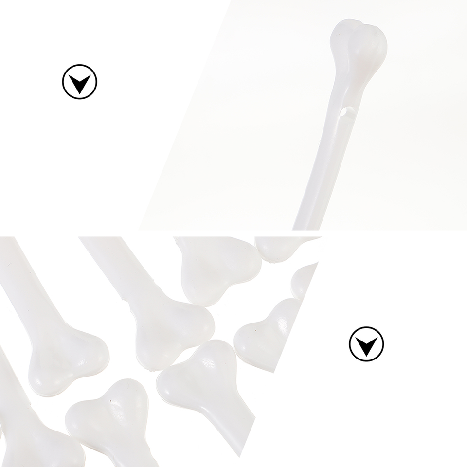 108 pcs White Bones Bones Decoration for Caveman Theme Costume Supplies ...