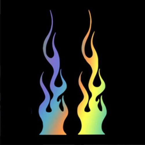 Make Your For Car Stand Out with DIY Flame Vinyl Decal Sticker 15cm ...