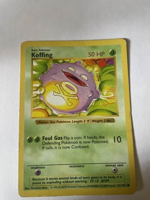Koffing Base Set (Shadowless) | eBay