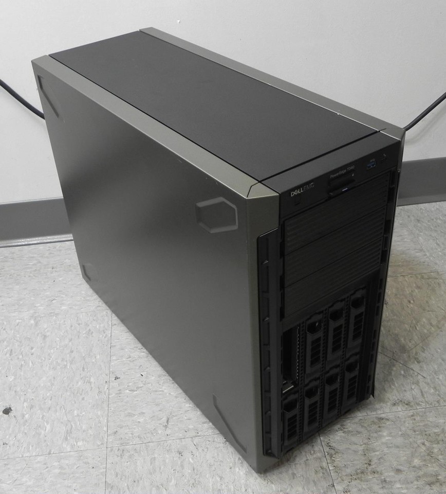 DELL POWEREDGE T340 Intel Xeon E-2224 3.40GHZ NO HDD 16GB RAM PERC S140 ...