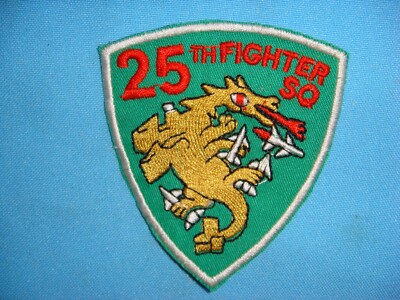 VIETNAM WAR PATCH, US AIR FORCE 25th FIGHTER SQUADRON | eBay