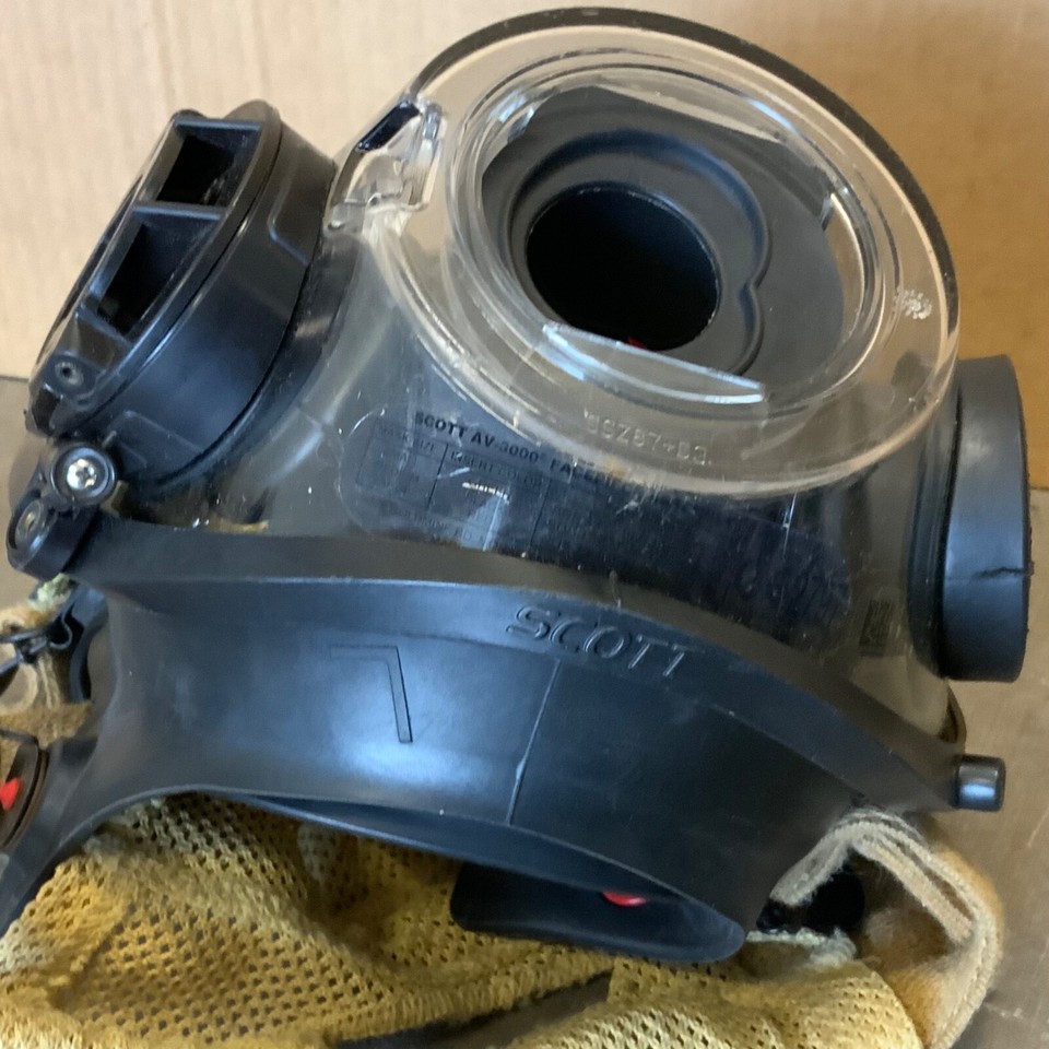 Scott AV3000 HT Firefighter SCBA Mask KevlarHeadnet Com Bracket Size ...