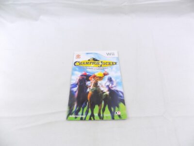 Nintendo Wii Champion Jockey G1 Jockey & Gallop Racer Instruction ...