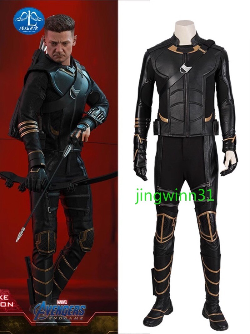 Avengers Endgame Clinton Barton Hawkeye Cosplay Men Costume Ronin
