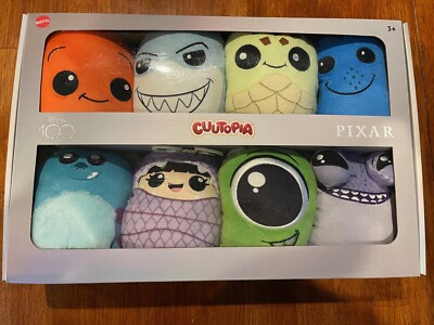 Pixar- Disney 100 x Pixar- Cuutopia 5” Squishy Plush - Set of 8 |BRAND ...