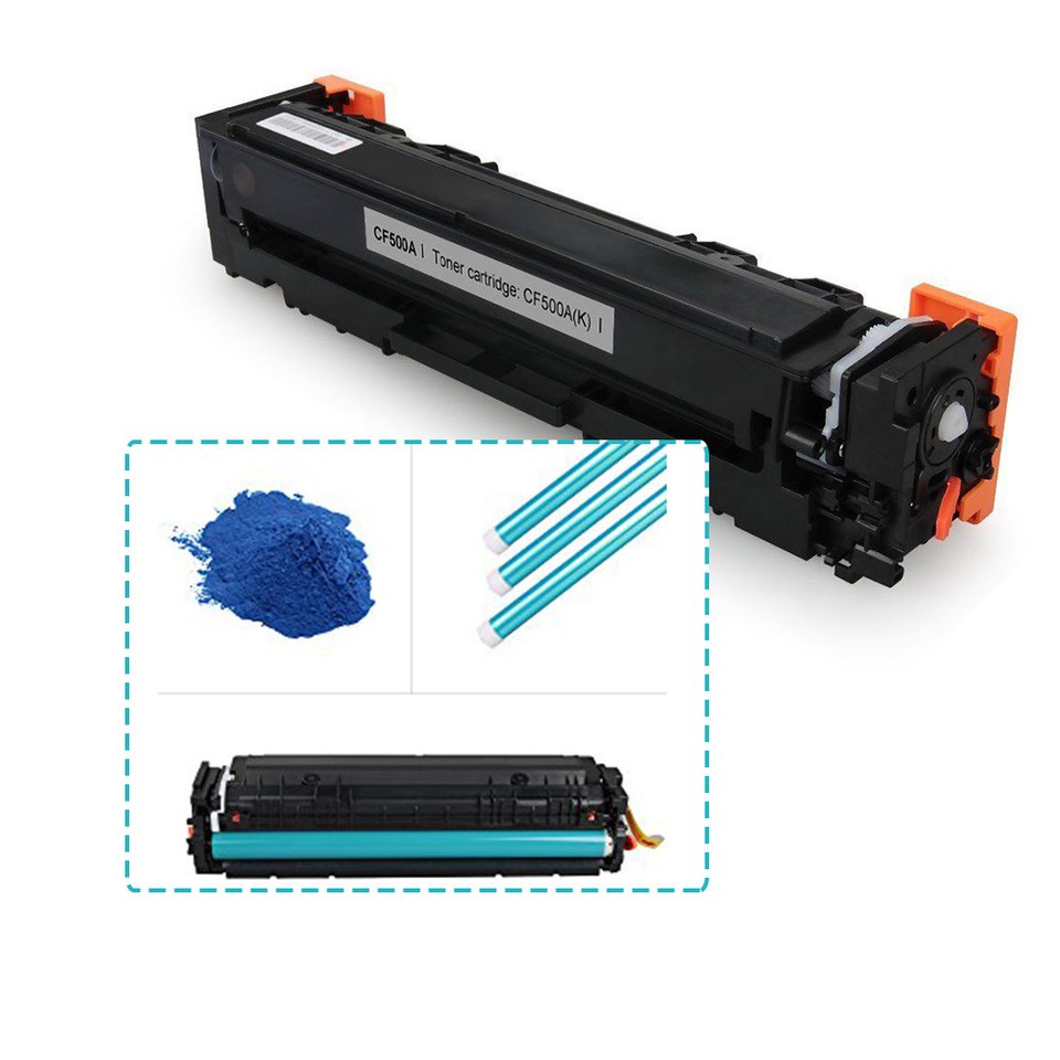 4PK CF500A Color Toner Set For HP 202A LaserJet Pro M254nw MFP M281cdw ...