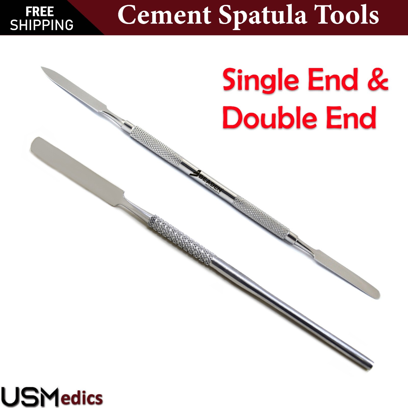 Cement Mixing Spatula Single & Double Ended Dental Lab Instruments ...