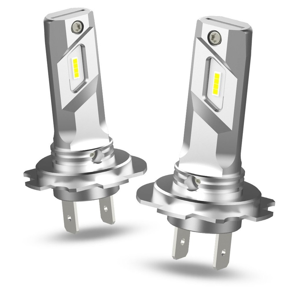 16 12v Super Bright H7 LED Bulbs Headlight Kit High Low Beam White ...