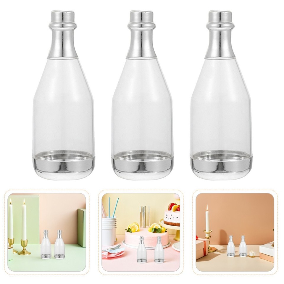 22pcs Mini Bottles Container Bulk - Plastic Small Candy Bottles - Diy ...